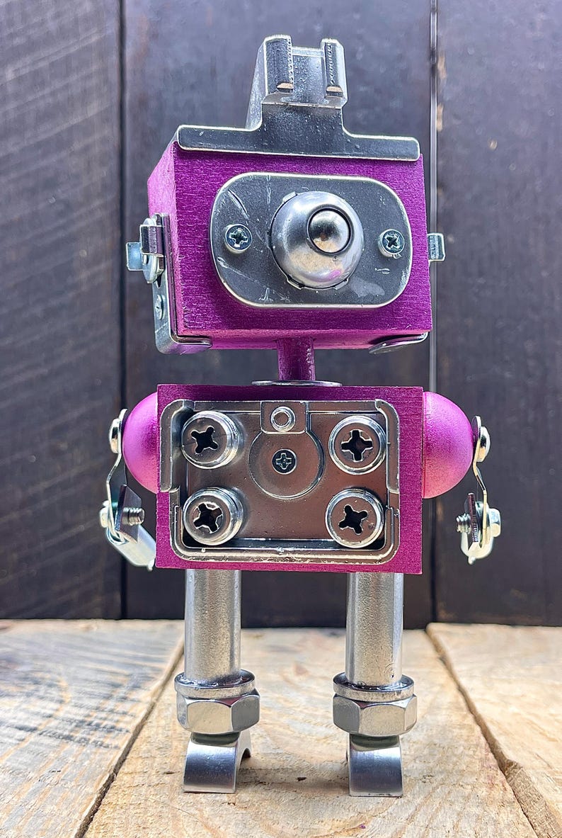 Lily | Retro Robot | Asimov Robot | Retro Future Robot | Upcycled Robot ...