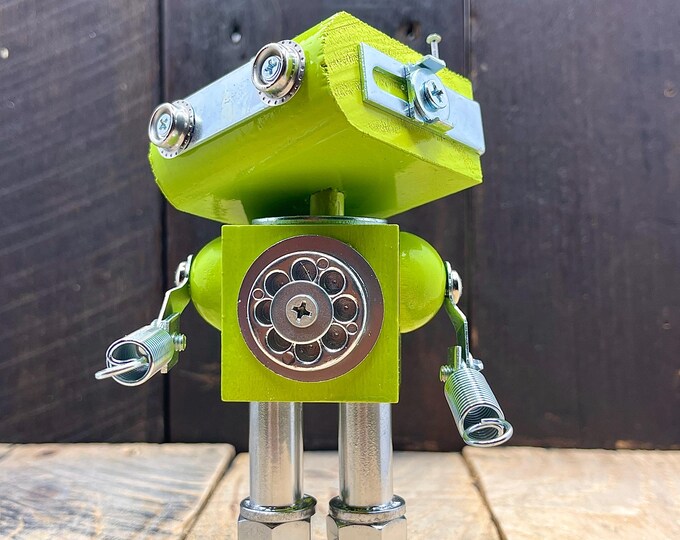 Oliver | Retro Robot | Asimov Robot | Retro Future Robot | Upcycled ...
