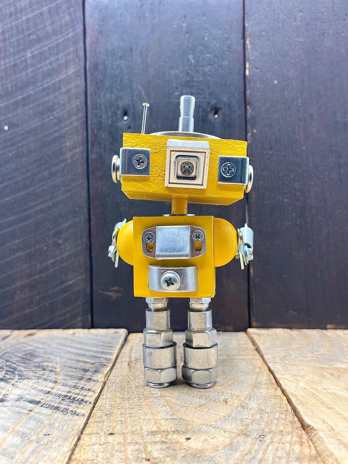 Happy | Retro Robot | Asimov Robot | Retro Future Robot | Upcycled ...