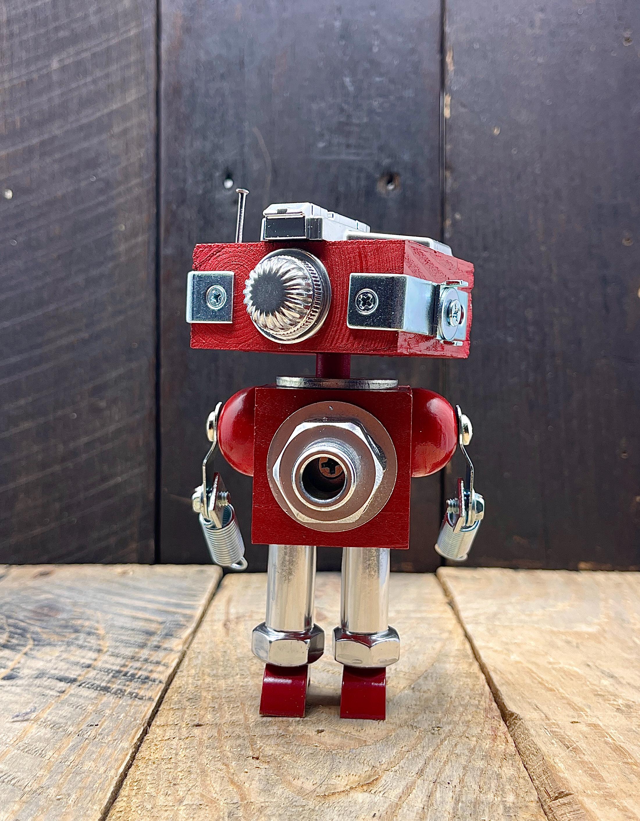 Rose Retro Robot Asimov Robot Retro Future Robot Upcycled Robot Robot ...