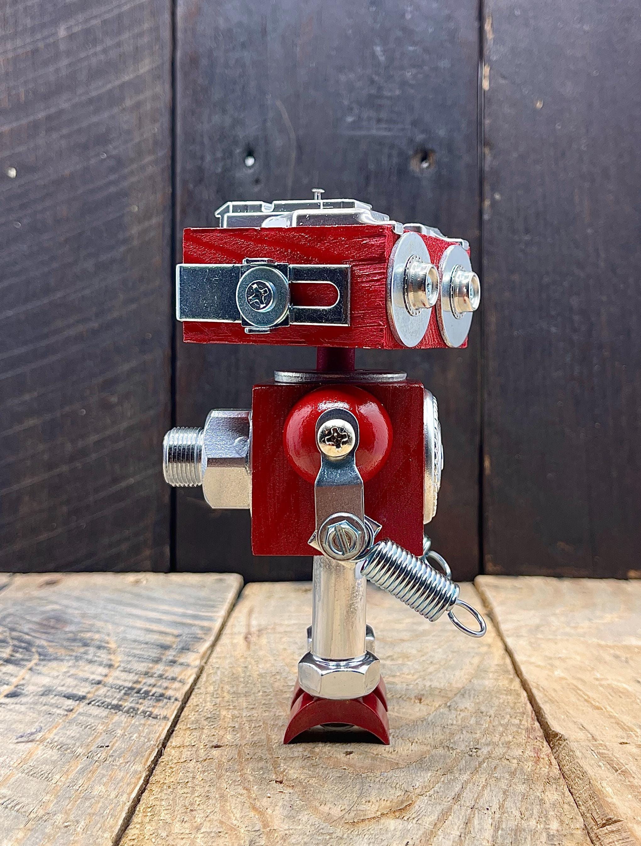 Rose Retro Robot Asimov Robot Retro Future Robot Upcycled Robot Robot ...