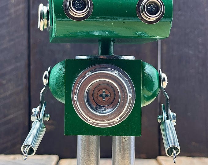 Logan | Retro Robot | Asimov Robot | Retro Future Robot | Upcycled ...