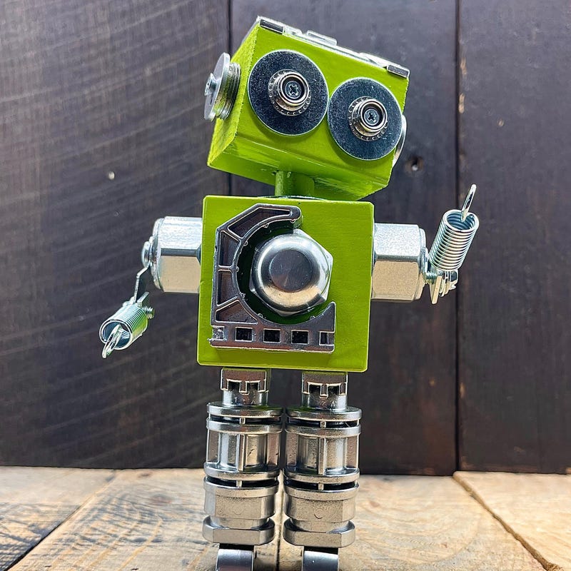 Wood Robot - Etsy