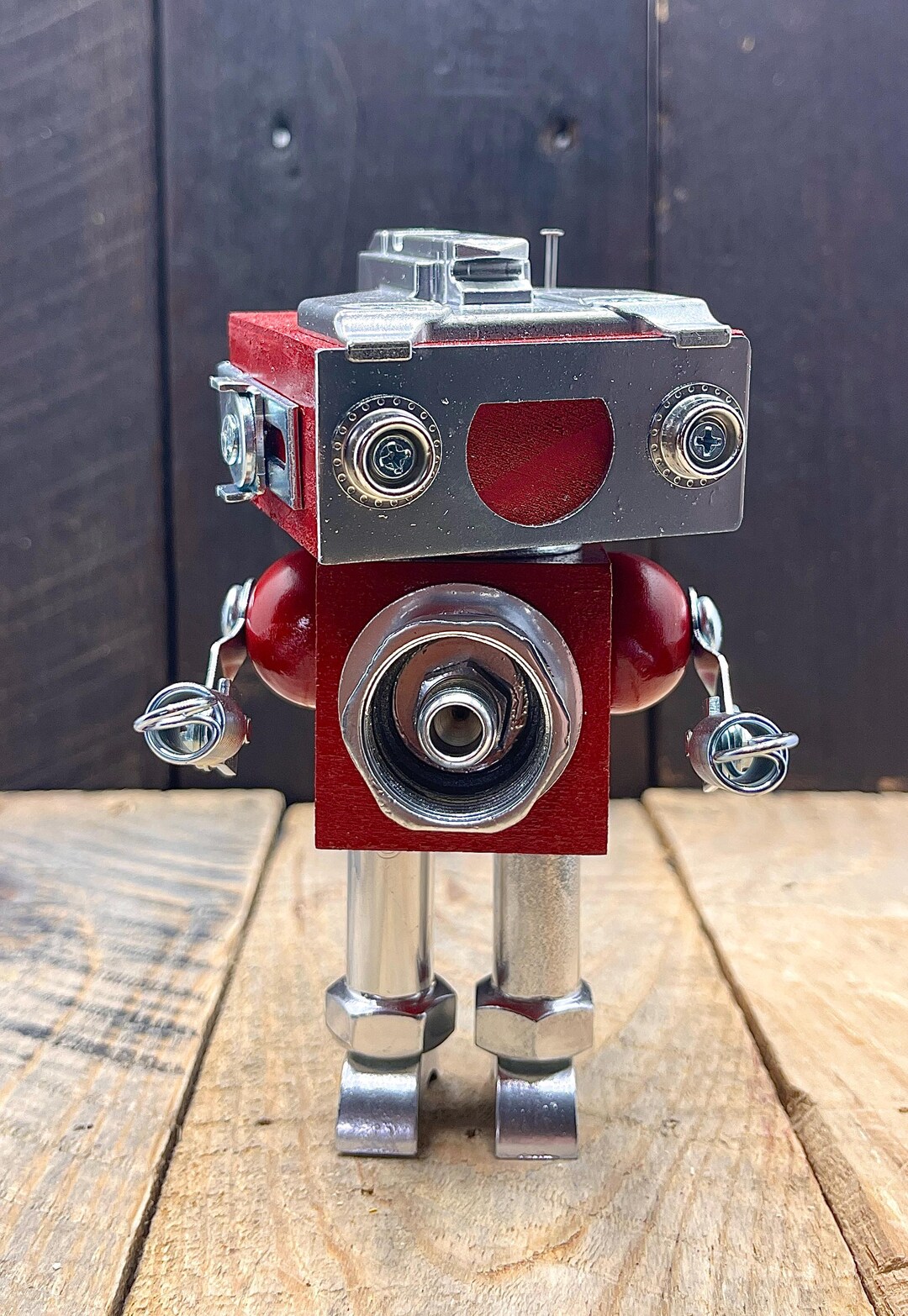 Val | Retro Robot | Asimov Robot | Retro Future Robot | Upcycled Robot ...