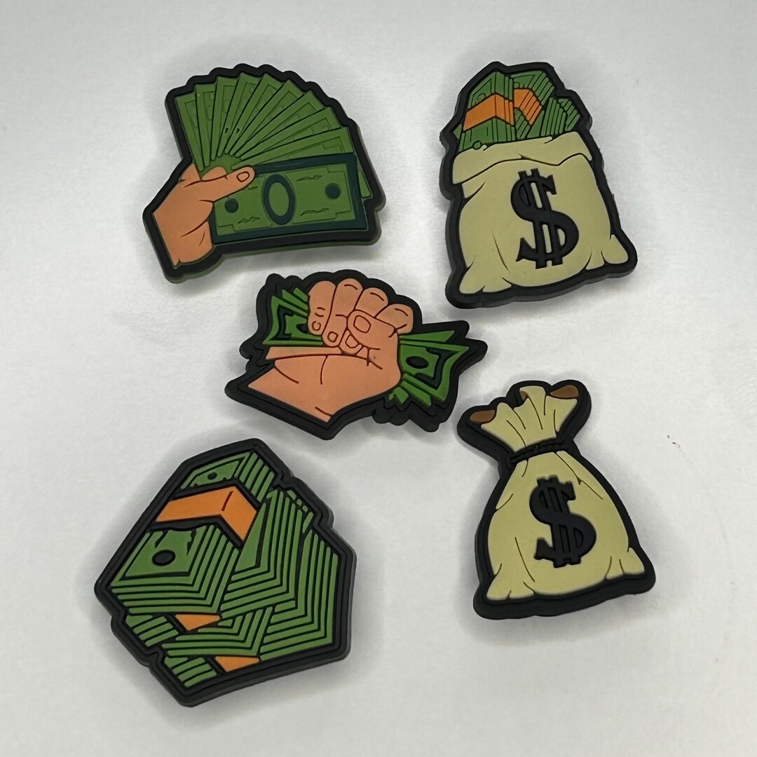 Money Themed Shoe Charms - Etsy