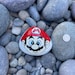 Hand Painted Rock-mario - Etsy