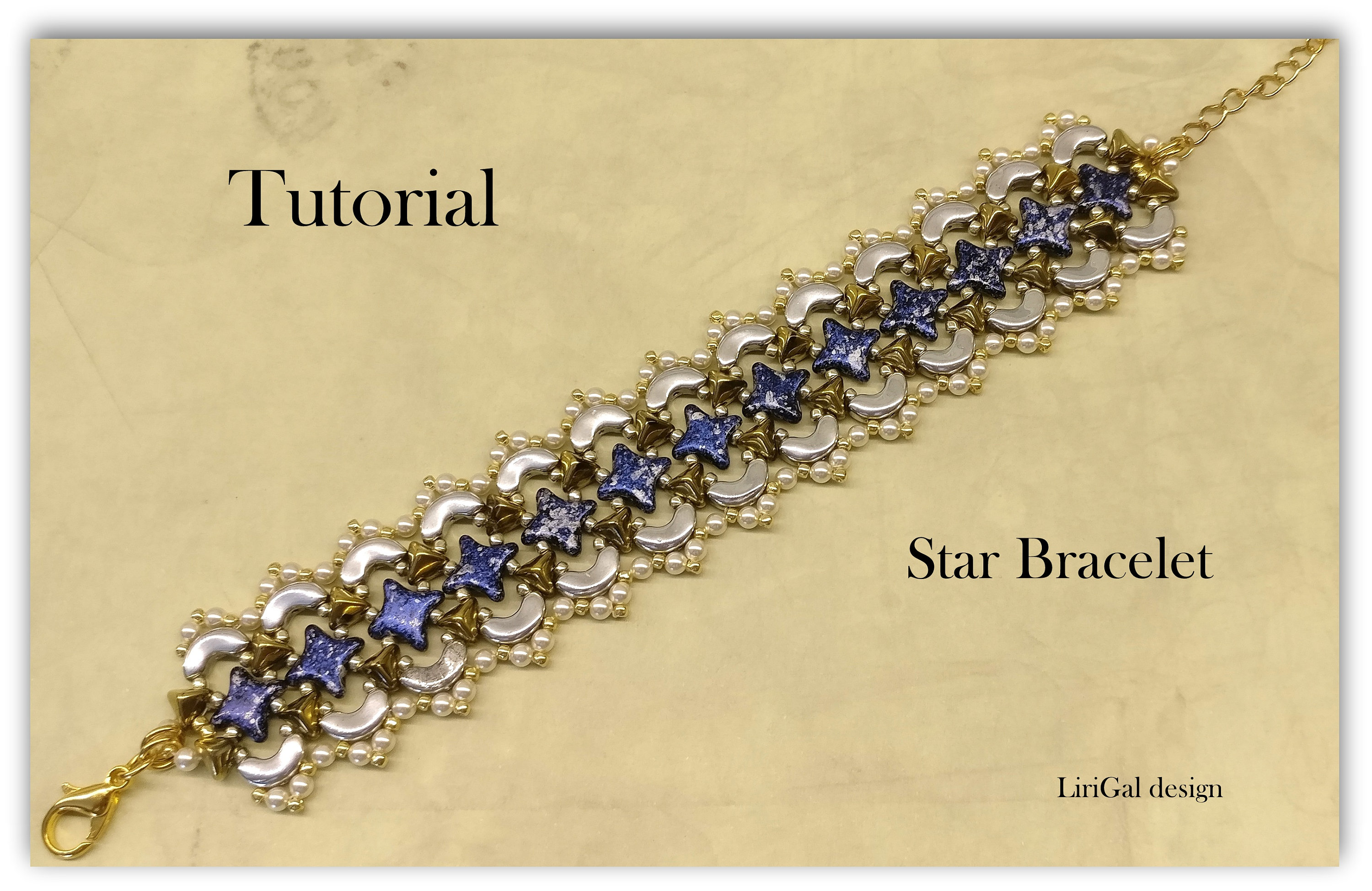 Tutorial Star and Arcos Par Puca Beads Beadwork Bracelet PDF - Etsy