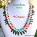 Tutorial Himena Kumihimo Daggers & Pip Beads Necklace PDF - Etsy