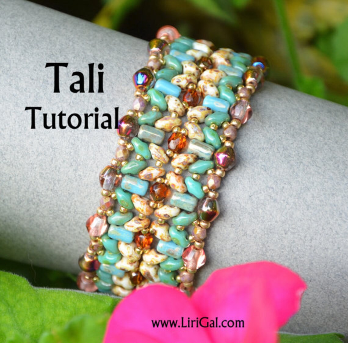 Tali Superduo Rulla Beadwork Bracelet PDF Tutorial - Etsy
