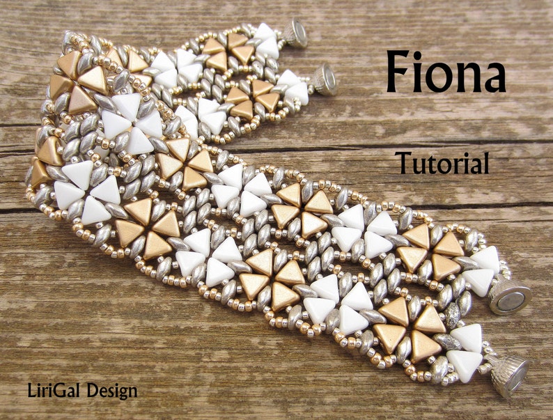 Tutorial Fiona Kheops Par Puca Beads, Superduo Beads Beadwork Bracelet ...