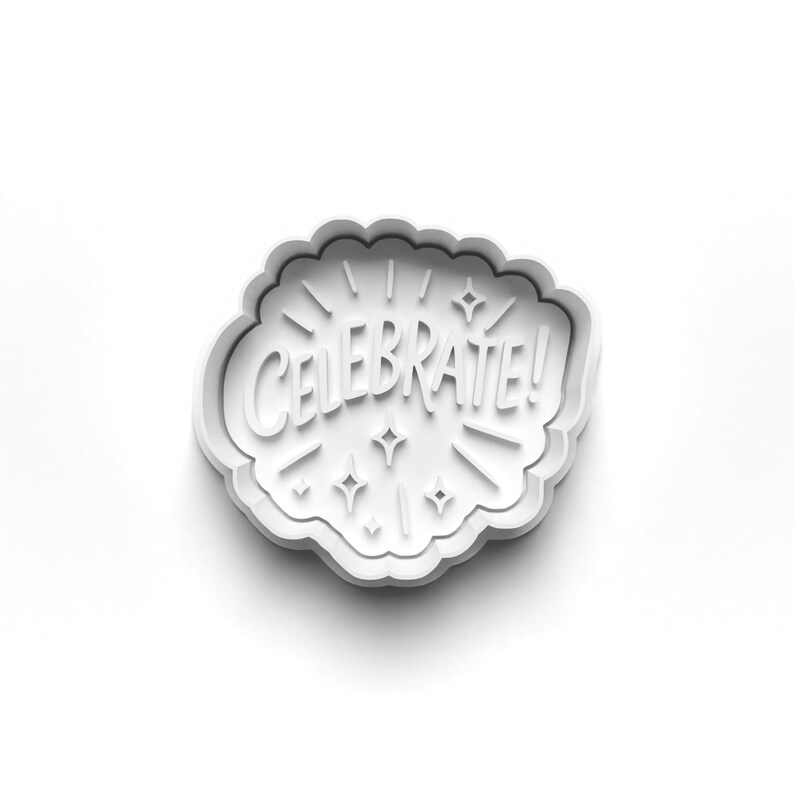 Celebrate Happy Near Year 2026 Cookie Cutter & Embosser - Etsy