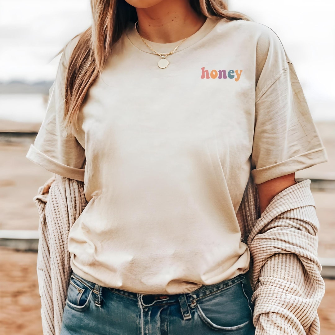 Honey T-shirt, Honey Shirt, Honey Pocket Tee, Honey Tee, Honey Gift ...