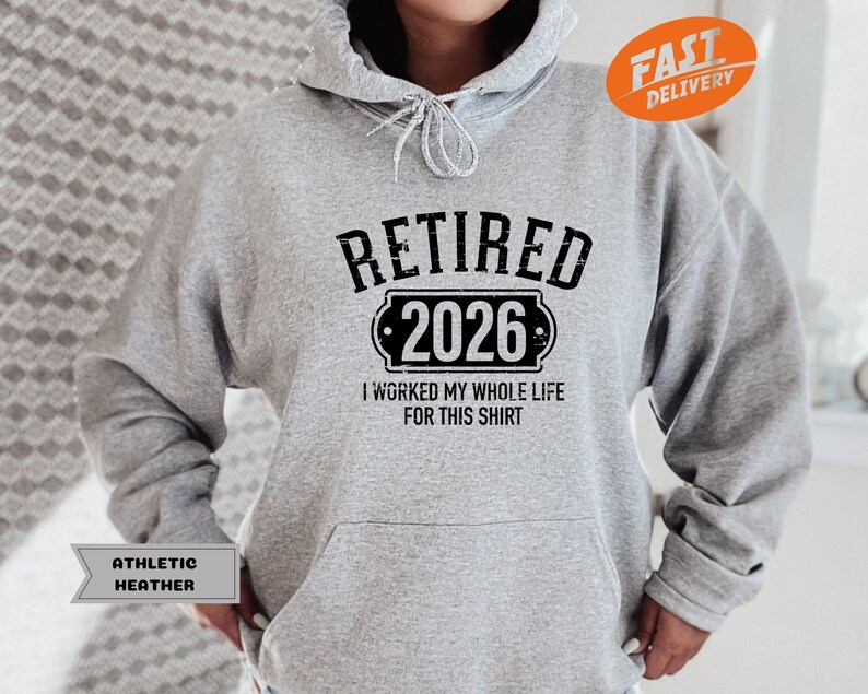 Retired 2026 Sweatshirt: Funny Retirement Gift Shirt - Etsy