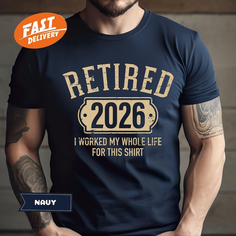 Retired 2026 T Shirt - Etsy