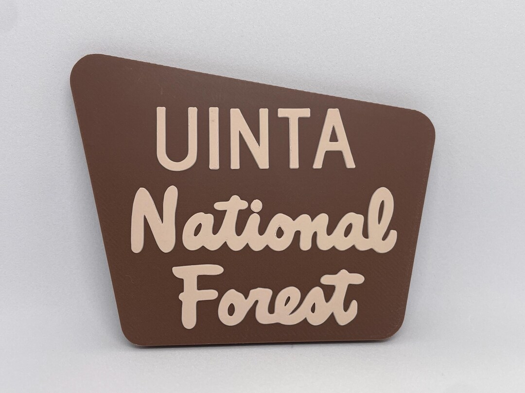 Uinta National Forest Road Sign Fridge Magnet / Uintahs / Utah County ...