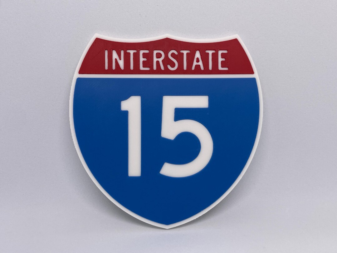 I-15 Road Sign Fridge Magnet / Interstate / Freeway / Utah / Idaho ...
