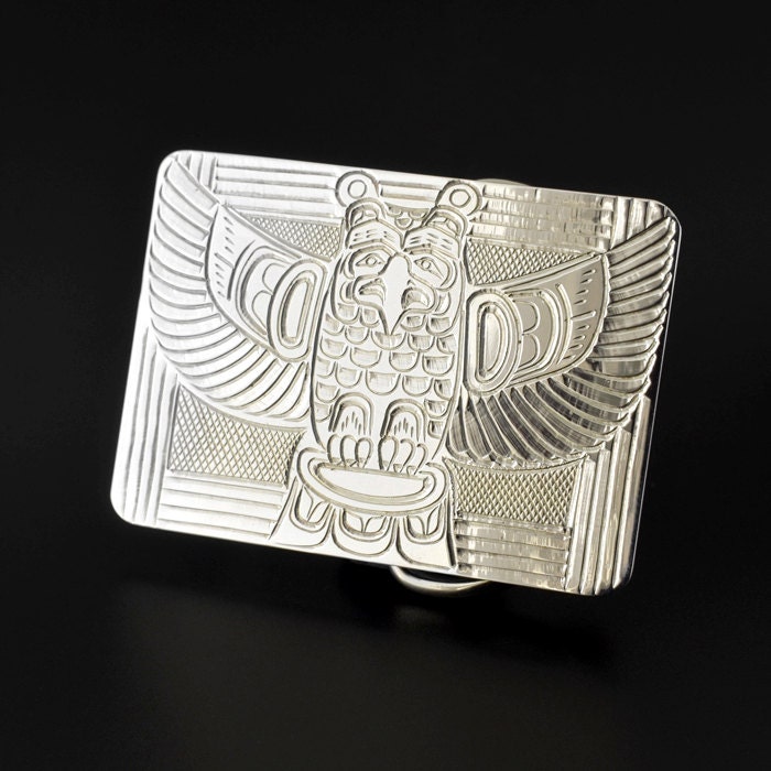 Native Silver Belt Buckle Hand Engraved Northwest Coast - Etsy Native Silver Belt Buckle Hand Engraved Northwest Coast - Etsy
