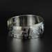 Unisex Otter Cuff Bracelet With Sea Urchin Hand-engraved Sterling - Etsy