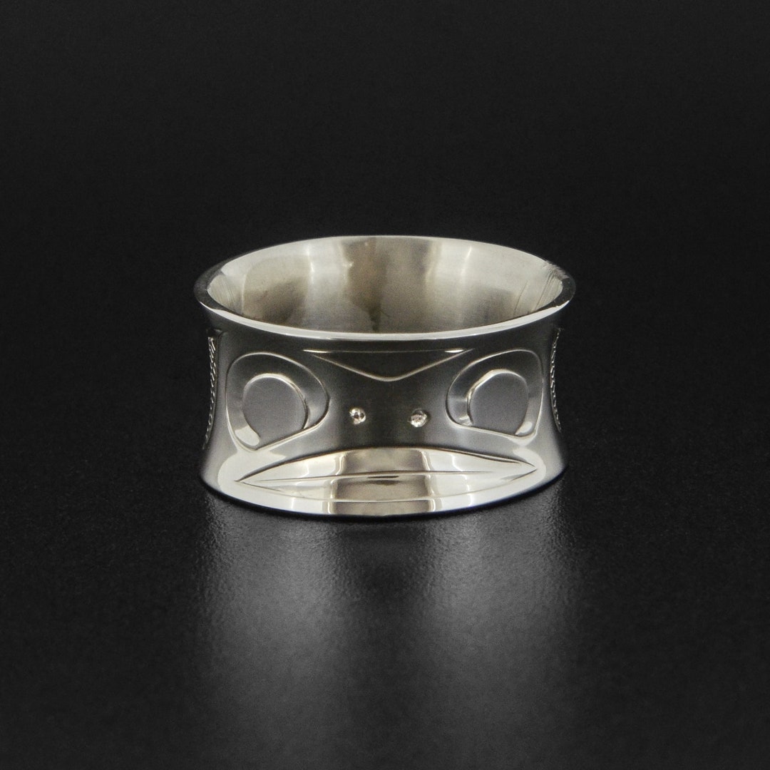 Northwest Native Anticlastic Flared Sterling Ring Various Designs - Etsy