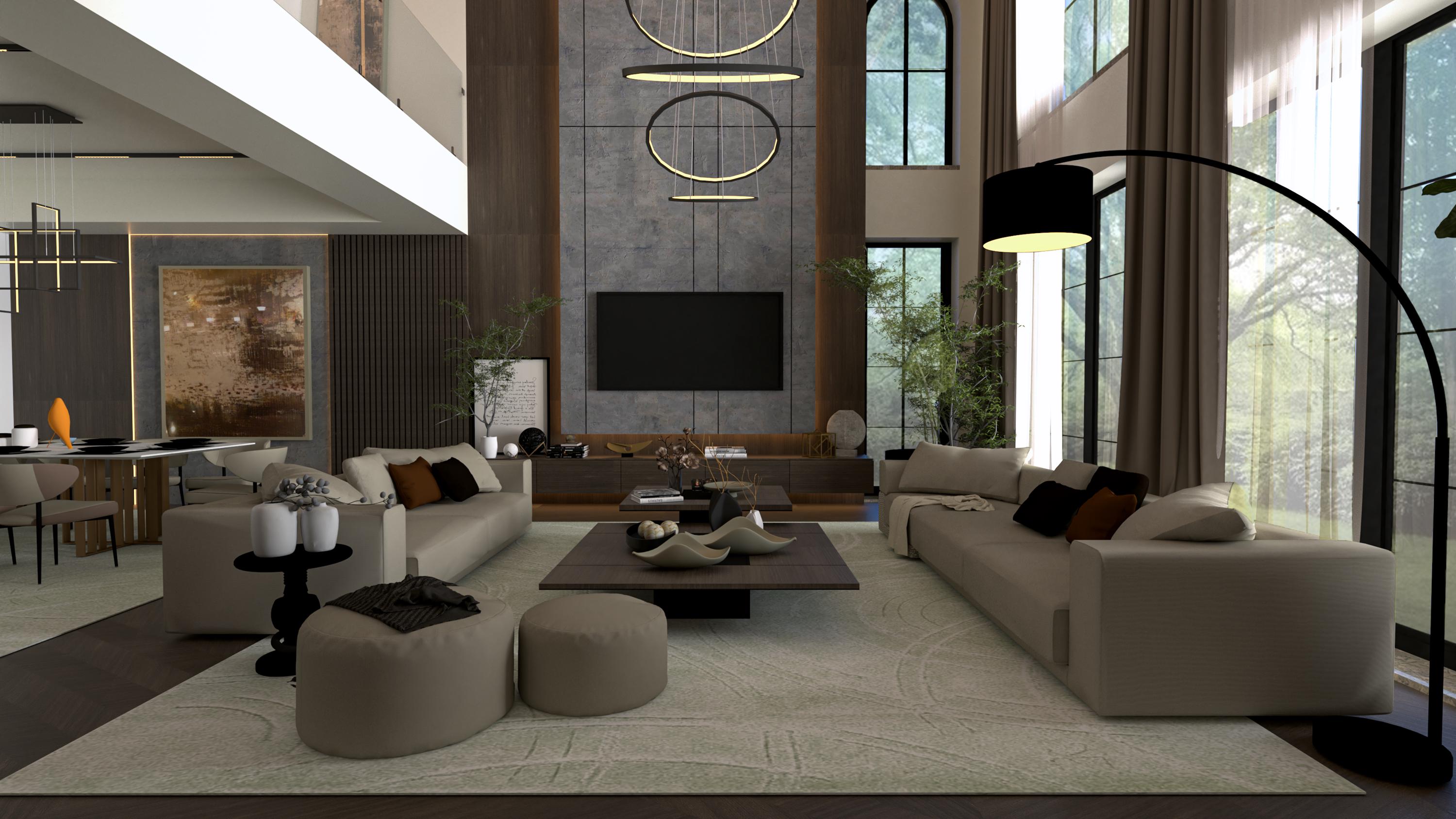 Living Room,residential Design,residential 3D Modelling, 3D Rendering ...