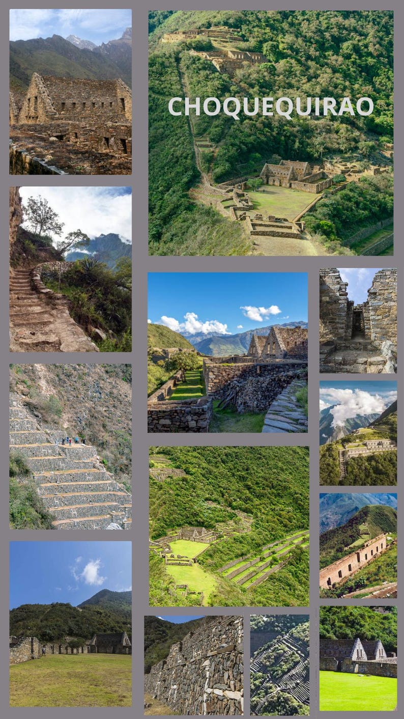 Plantilla HISTORIA DE INSTAGRAM Collage Machu Picchu - Choquequirao - Etsy