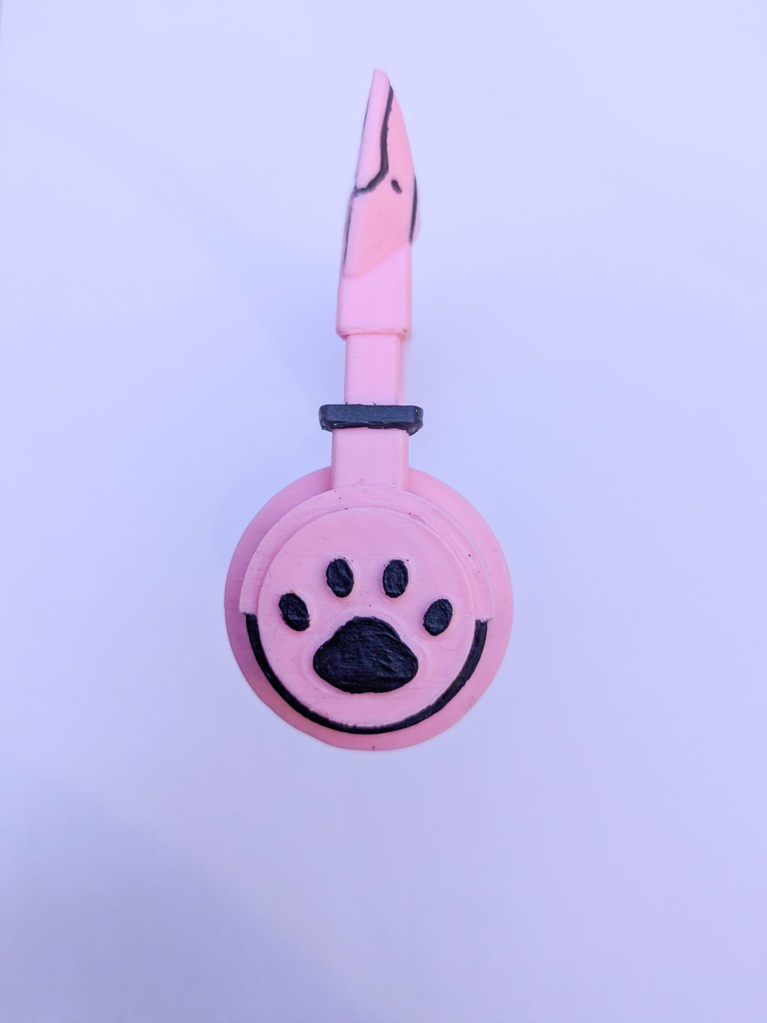 Pink Mecha Cat Ear Headphones. 3D Printed. Hand Painted Details ...