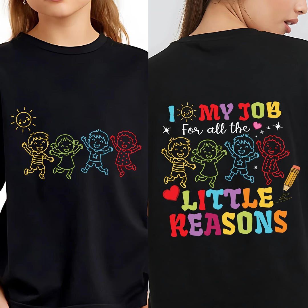Teacher Sublimation Design, I Love My Job PNG | Kids Clipart SVG ...