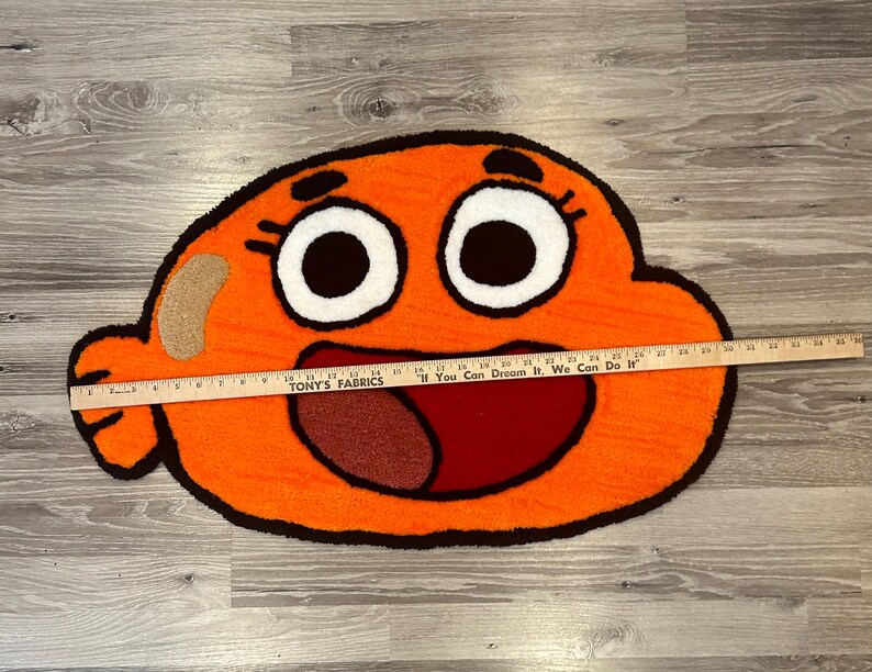 Handmade Tufted Rug DARWIN Watterson Amazing World of Gumball Rug ...