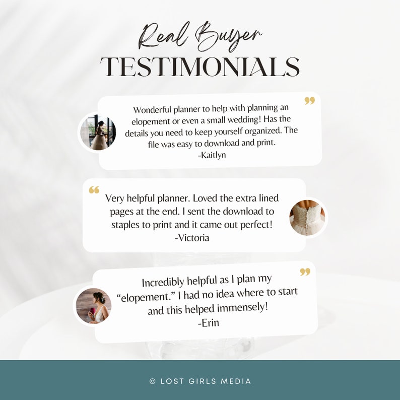 INSTANT DOWNLOAD Elopement Planner Instant Download Printable Minimal ...