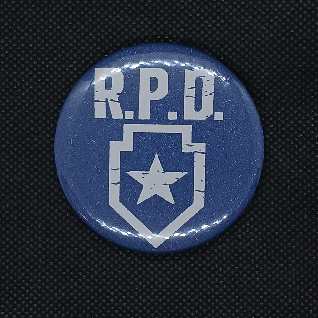 RPD Badge // Biohazard Racoon City Police PINBACK BUTTON 2.25in - Etsy