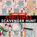 Candy Canes Scavenger Hunt for Kids, Indoor Printable Game, Riddles ...