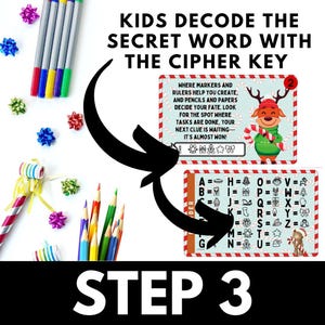 Candy Canes Scavenger Hunt for Kids, Indoor Printable Game, Riddles ...