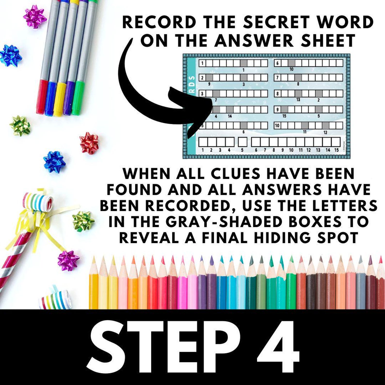 Polar Bears Scavenger Hunt for Kids, Indoor Printable Game, Riddles ...