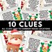 Naughty List Scavenger Hunt for Kids, Indoor Printable Game, Riddles ...