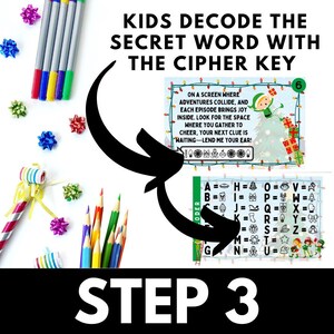 Christmas Elves Scavenger Hunt for Kids, Indoor Printable Game, Riddles ...