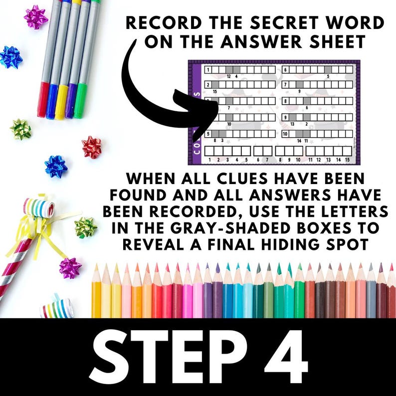 Halloween Witch Scavenger Hunt for Kids, Indoor Printable Game, Puzzles ...