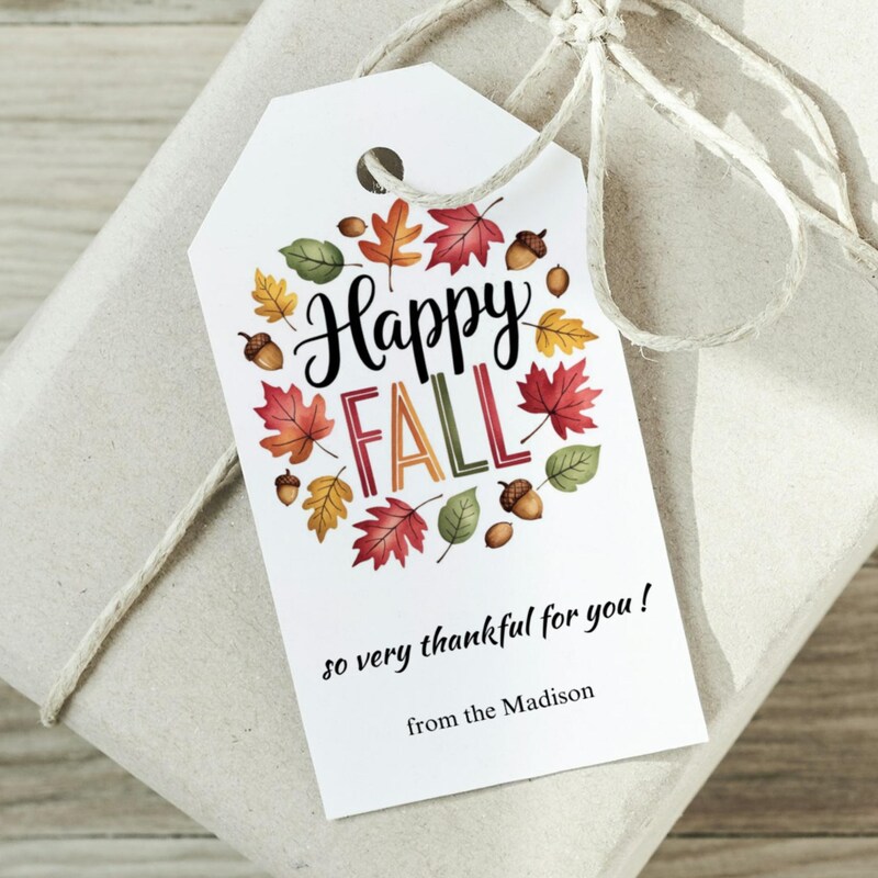 Thanksgiving Tags - Etsy