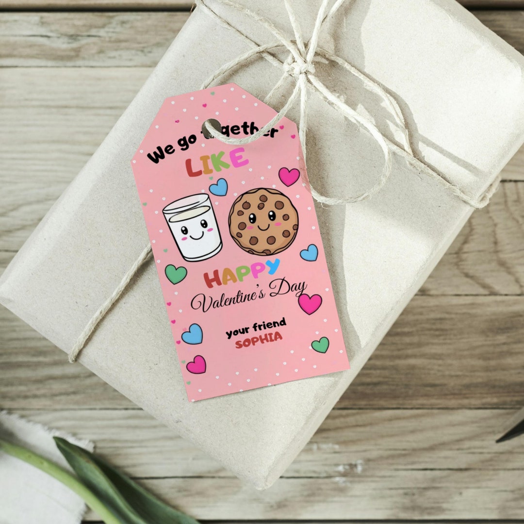 EDITABLE Valentine Gift Tags, Printable Kids Valentine Tags, Classroom ...