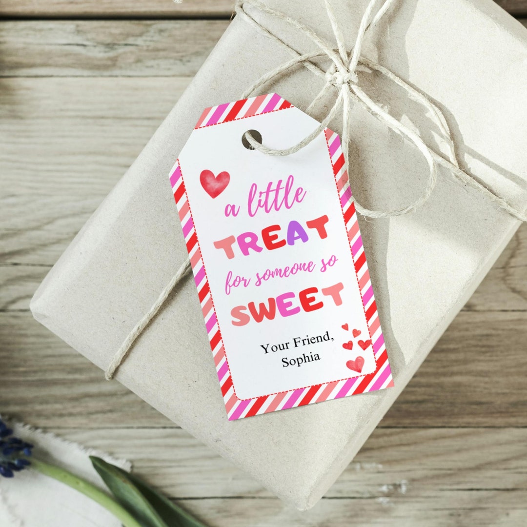 EDITABLE Valentine Gift Tags, Printable Kids Valentine Tags, Classroom ...