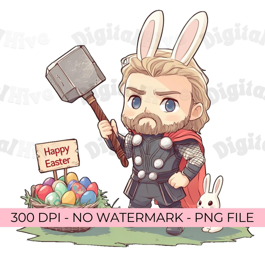 Marvel Superhero Png, Thor Easter Cartoon, Thor Clipart, Superhero ...