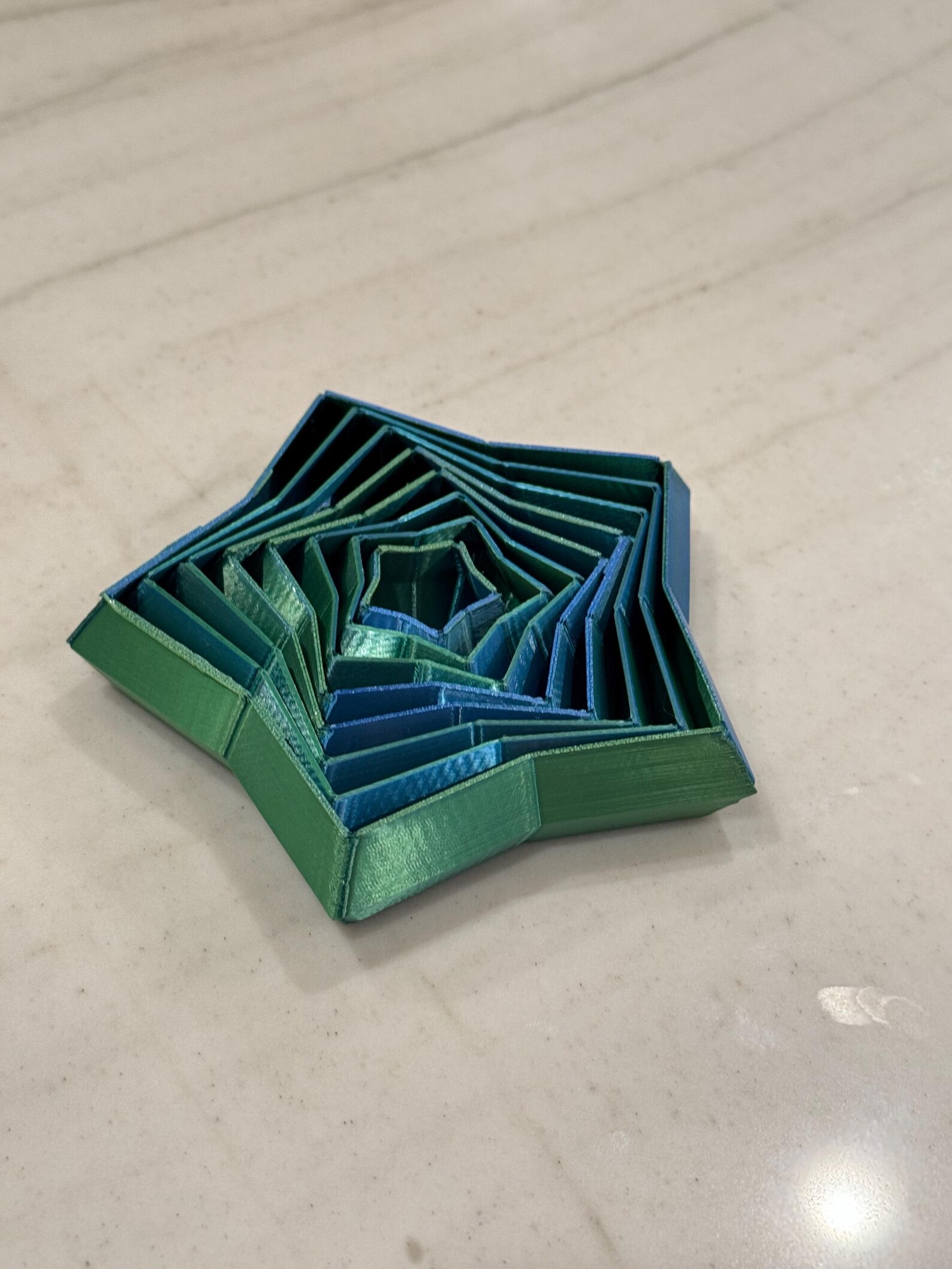 Fidget Star 3D Printed Desk Toy - Etsy