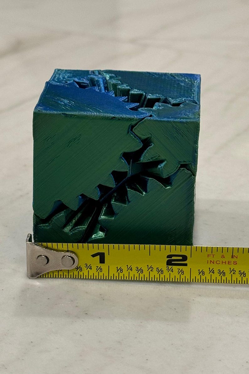 Fidget Gear Cube 3D Printed - Etsy
