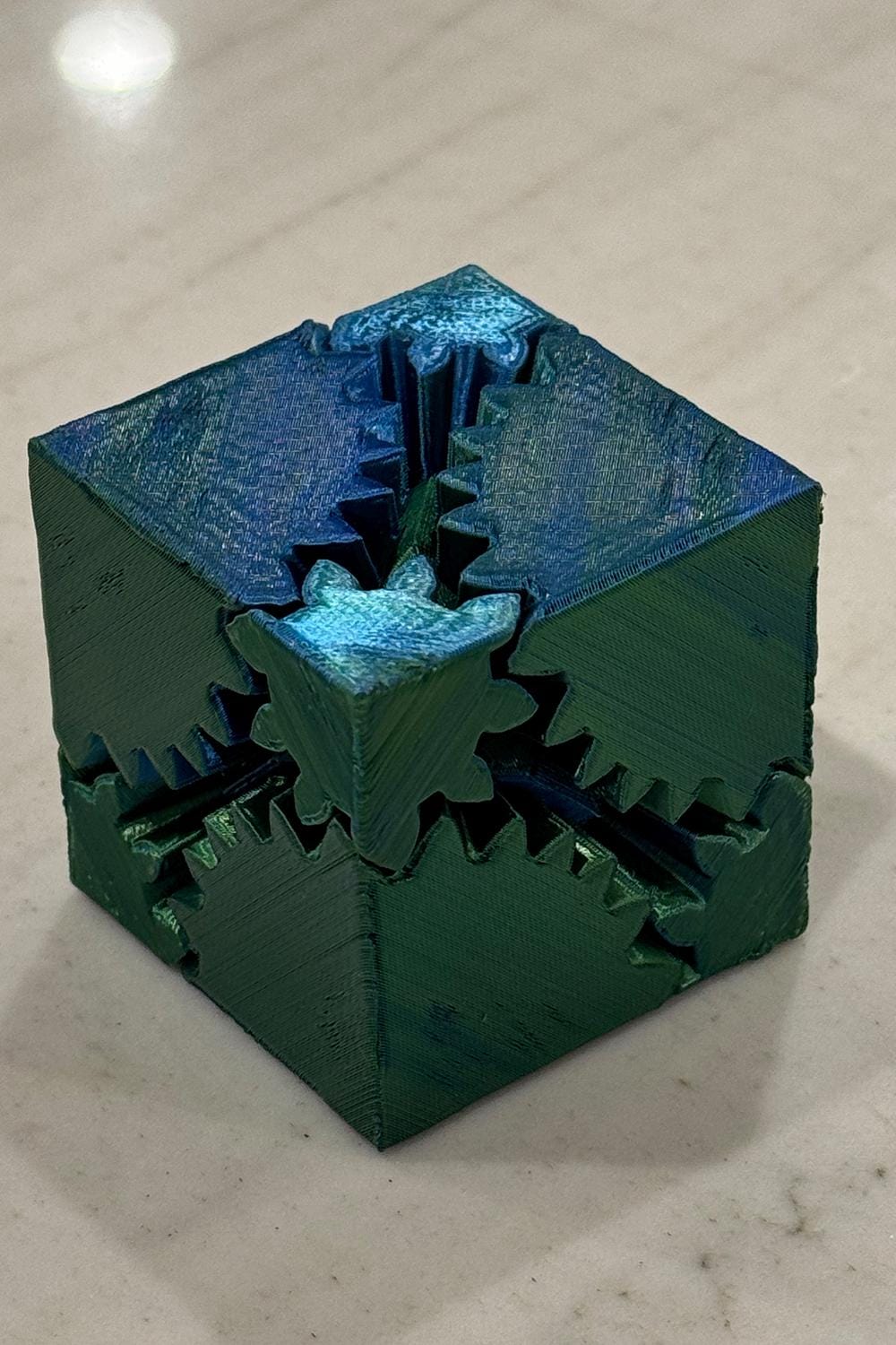 Fidget Gear Cube 3D Printed - Etsy
