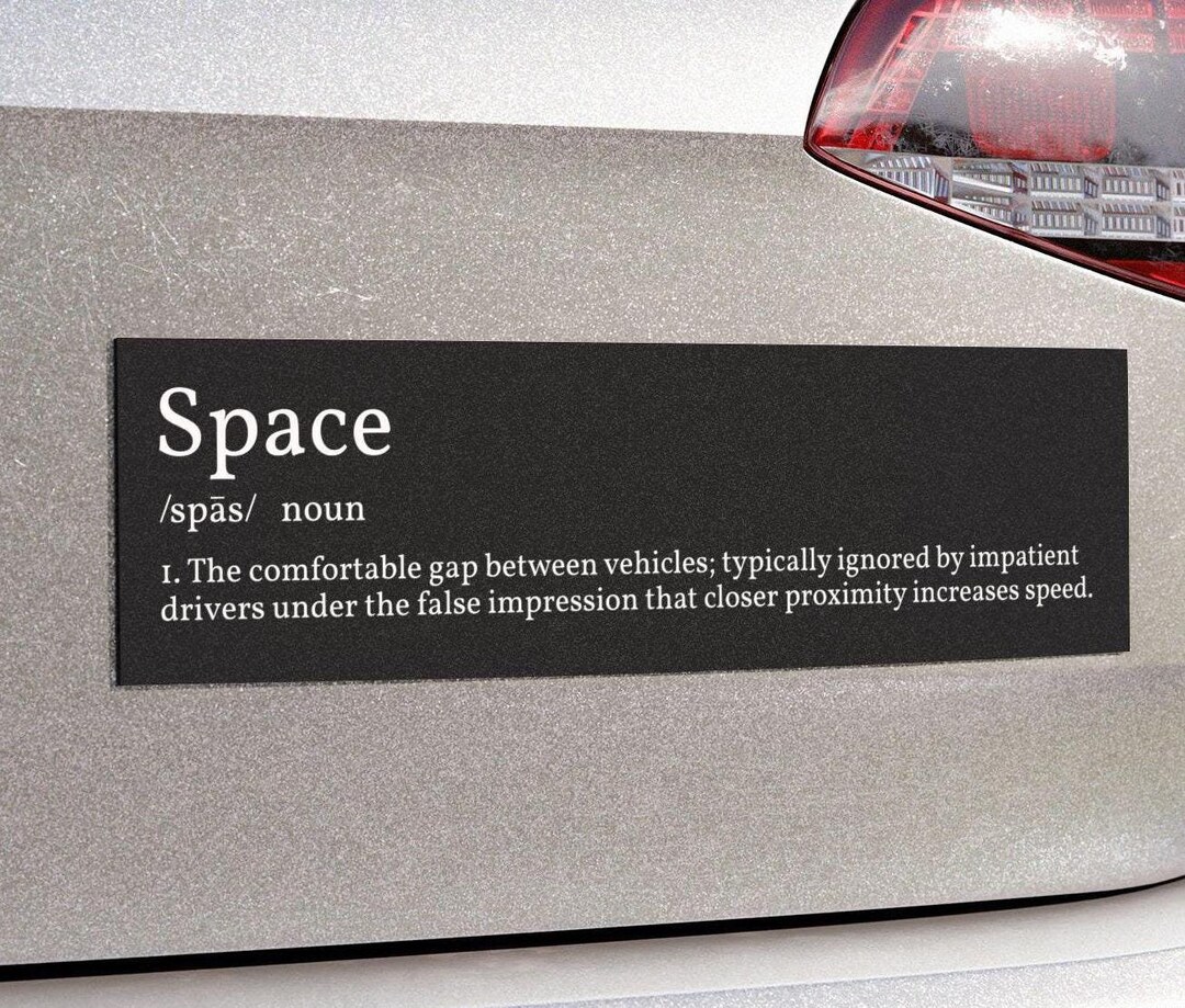 Funny Car Magnet - Car Decor & Accessories, Bumper Sticker Gift for ...