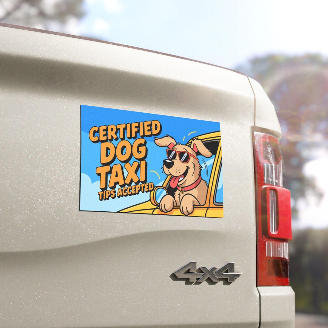 Funny Dog Car Magnet - Funny Gen Z Car Magnet for Dog Lovers, Cute Pet ...