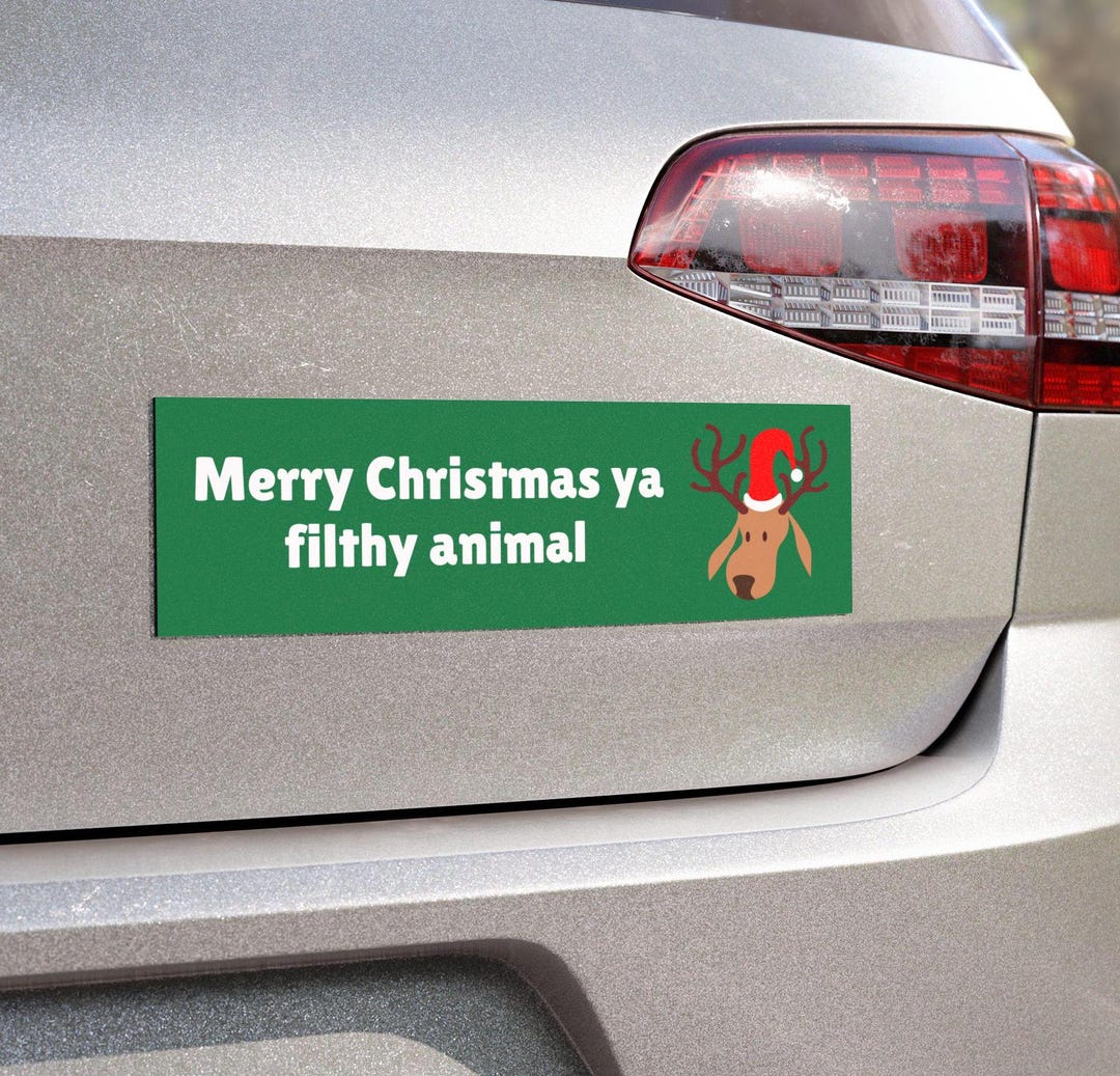 Christmas Car Magnet, Home Alone Quote, Funny Holiday Magnet, Car ...