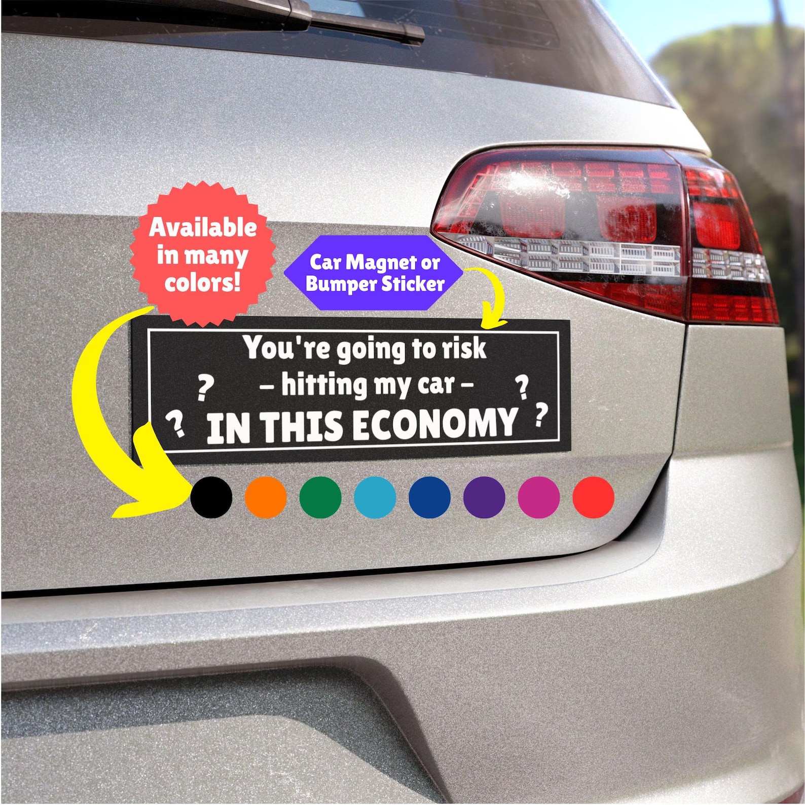 Funny Car Magnets - Perfect for Sending a Humorous Message to Drivers ...