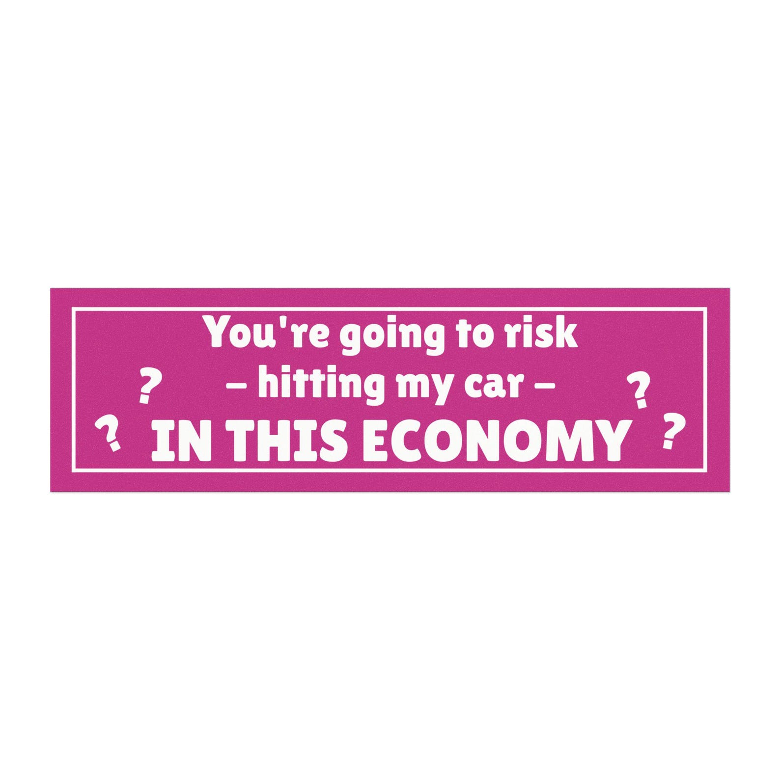 Funny Car Magnets - Perfect for Sending a Humorous Message to Drivers ...