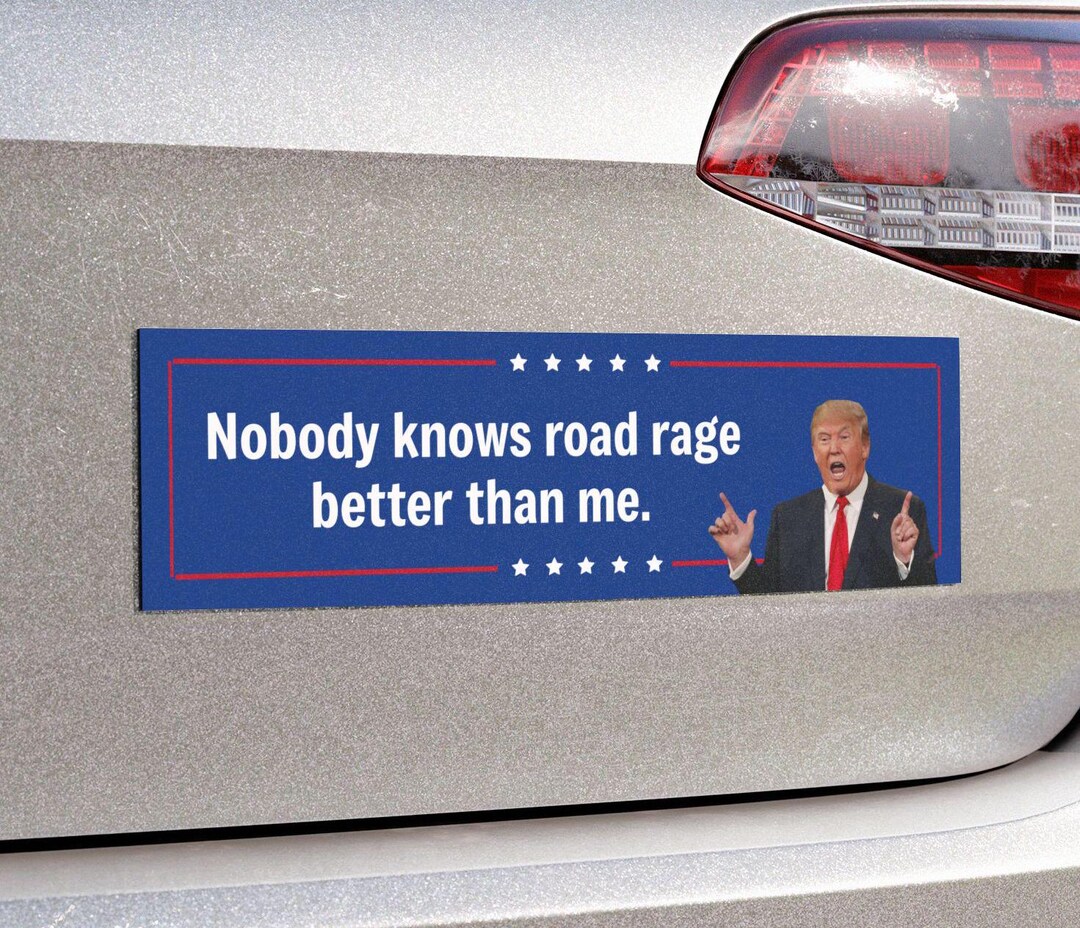 Funny Donald Trump Car Magnet - Car Decor, Accessories, Bumper Sticker ...