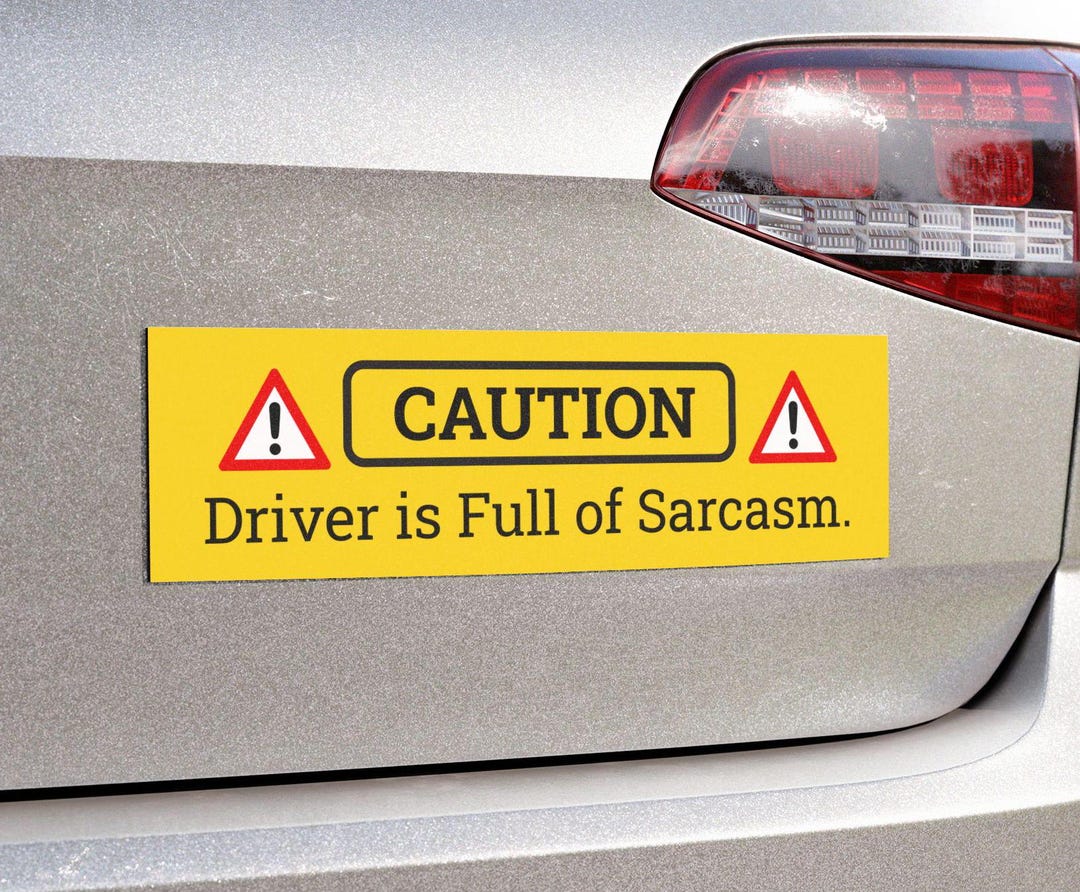Funny Car Magnets, Car Decor, Car Accessories, Bumper Sticker, Gift for ...